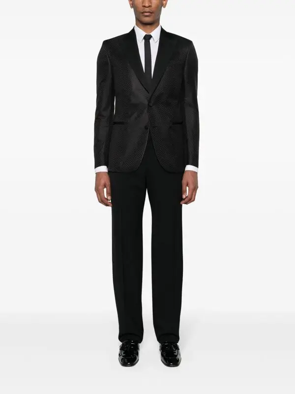 Corneliani Single-breasted Silk Blazer