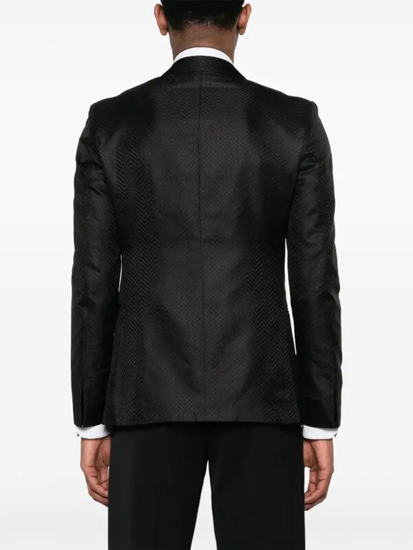 Corneliani Single-breasted Silk Blazer