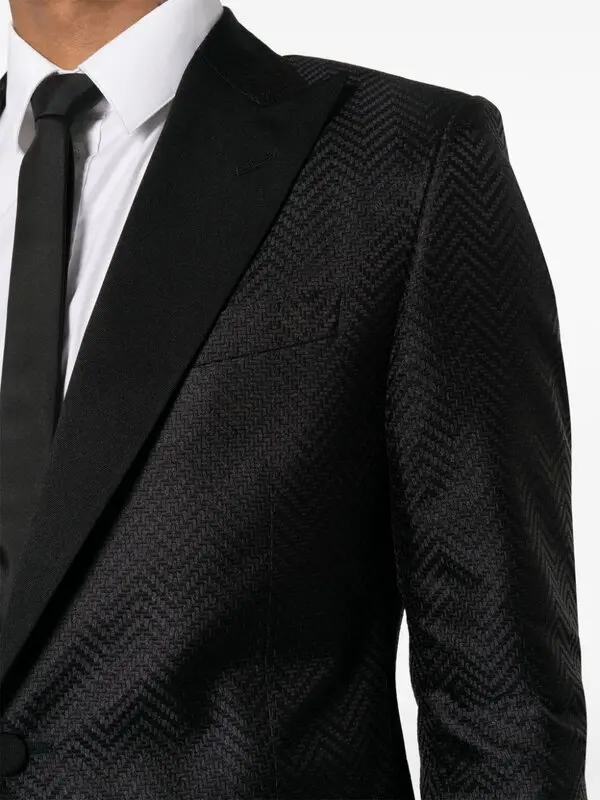 Corneliani Single-breasted Silk Blazer