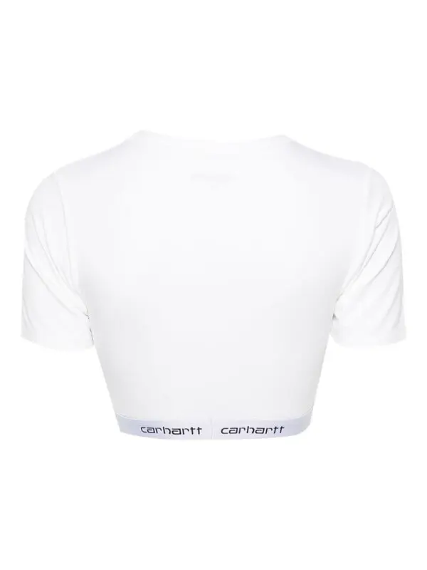 Carhartt Work In Progress Script Logo Cropped T-shirt
