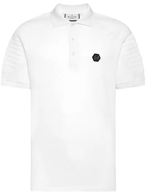 Philipp Plein Logo-appliqué Polo Shirt