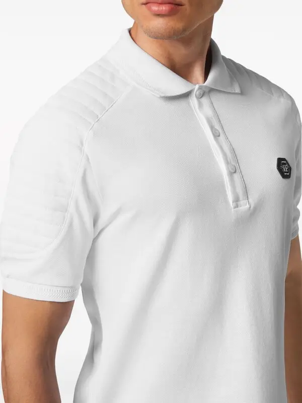 Philipp Plein Logo-appliqué Polo Shirt