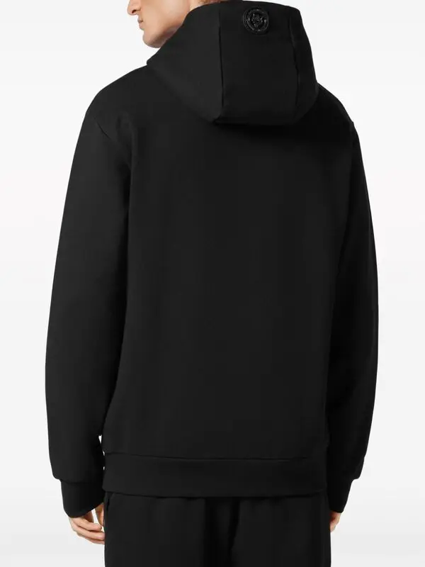 PLEIN SPORT Scratch Logo-patch Hoodie