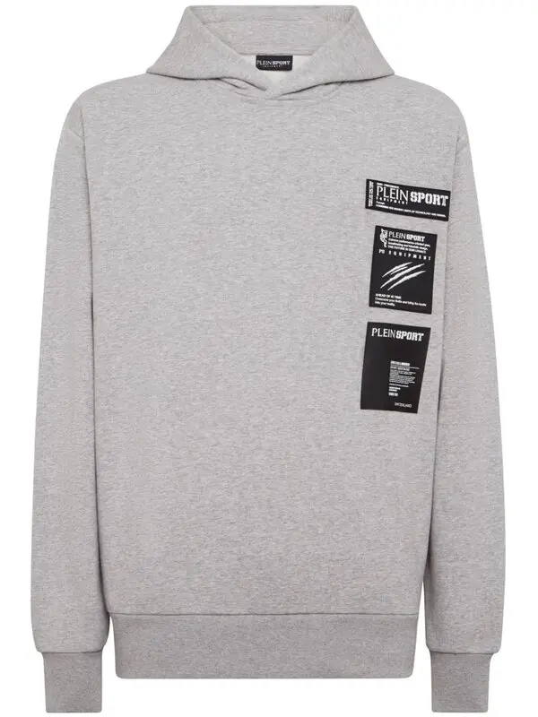 PLEIN SPORT Scratch Logo-print Hoodie