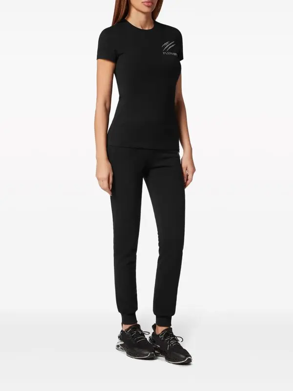 PLEIN SPORT Logo-print T-shirt - Black