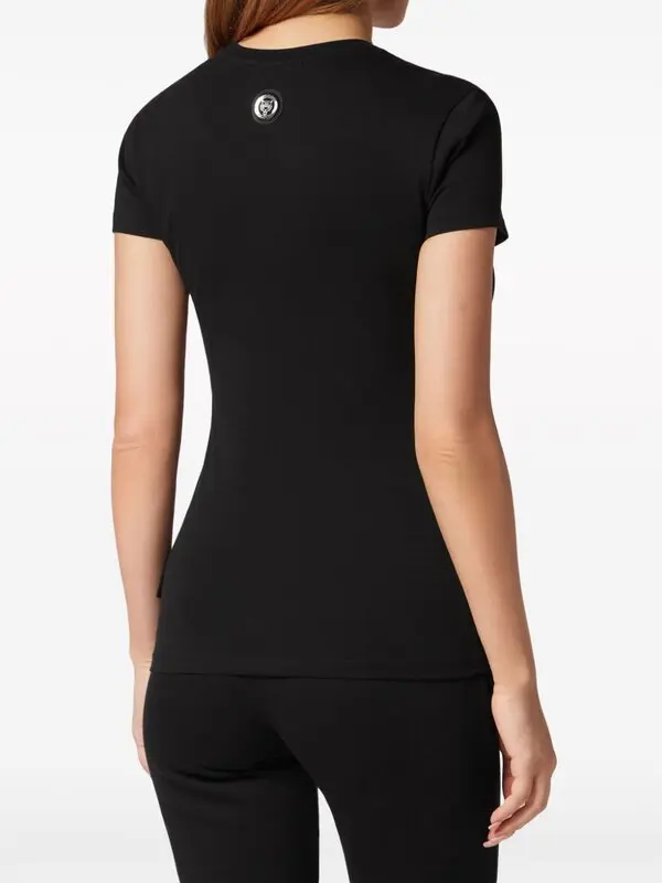 PLEIN SPORT Logo-print T-shirt - Black