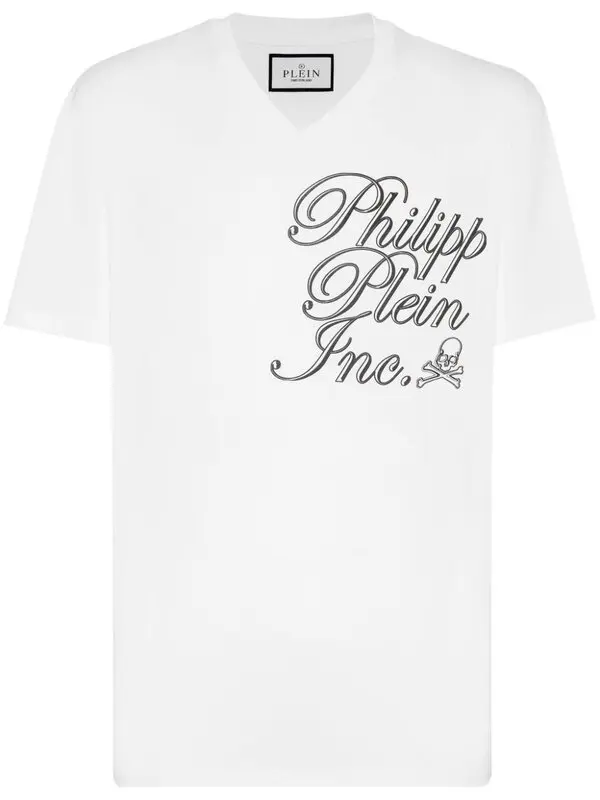 Philipp Plein Logo-print Cotton T-shirt - White