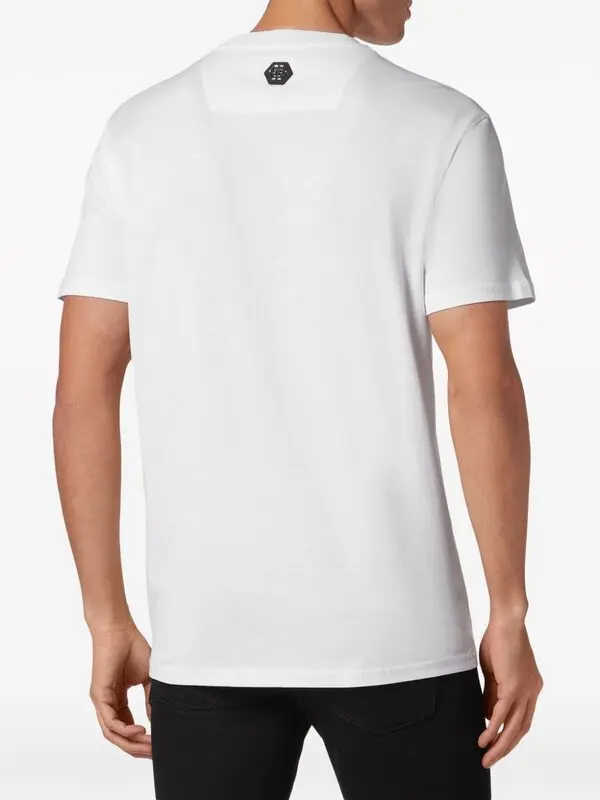 Philipp Plein Rhinestone-skeleton Cotton T-shirt