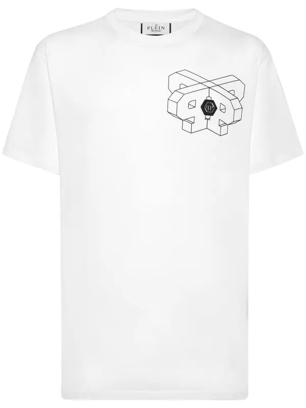 Philipp Plein Wire Frame Cotton T-shirt