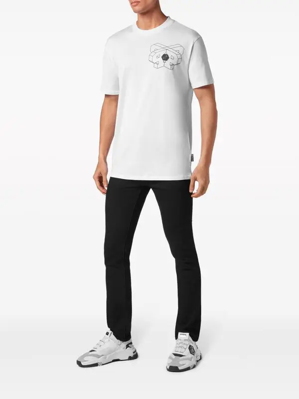 Philipp Plein Wire Frame Cotton T-shirt
