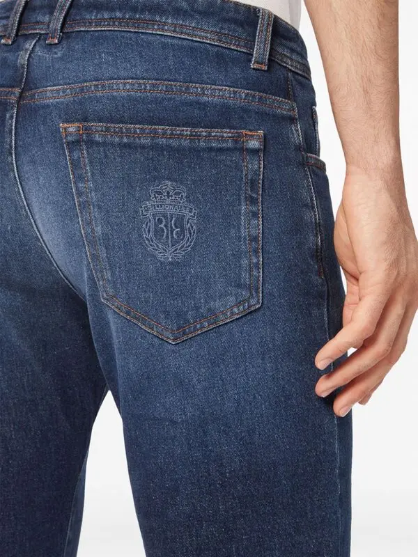 BILLIONAIRE Low-rise Straight-leg Jeans