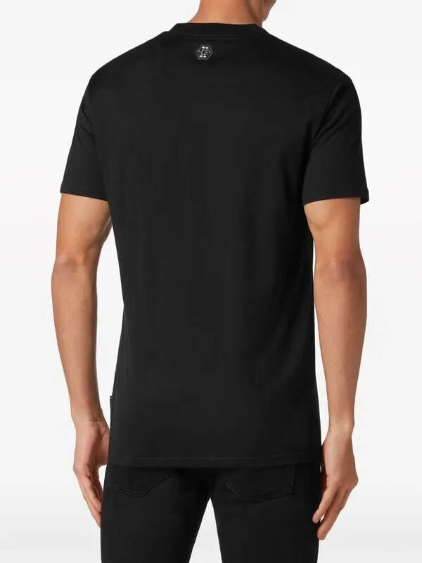 Philipp Plein Logo-print Cotton T-shirt - Black