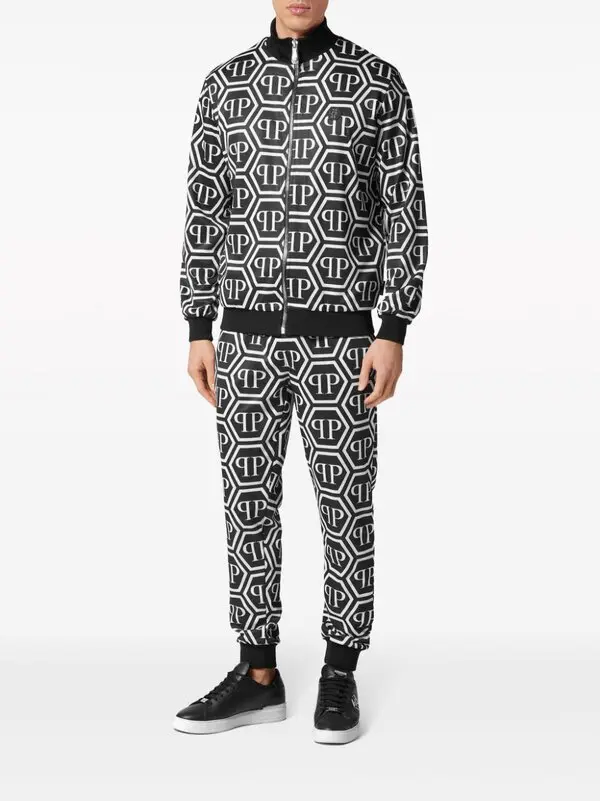 Philipp Plein Monogram-print Track Jacket