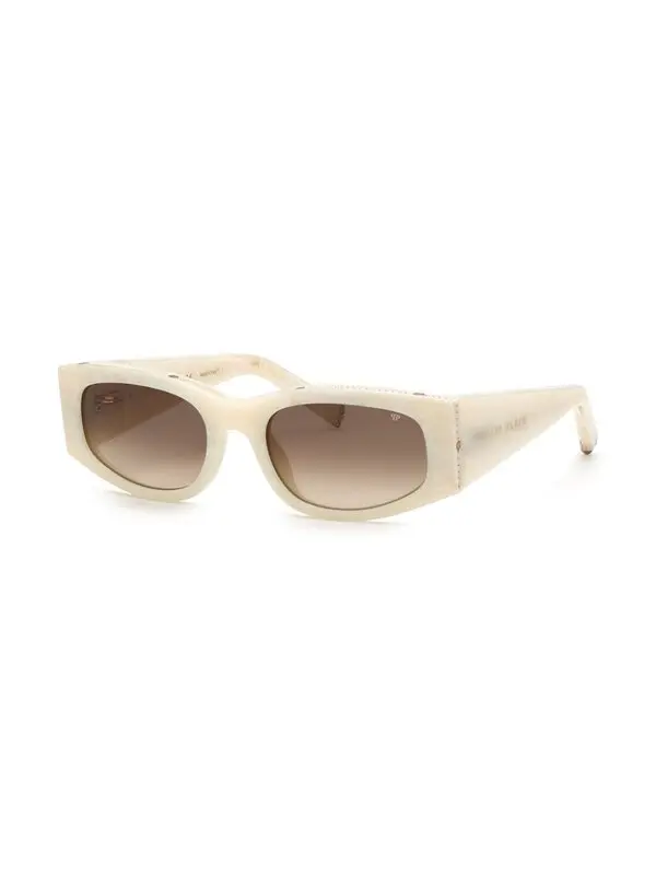 Philipp Plein Round-frame Crystal-embellished Sunglasses