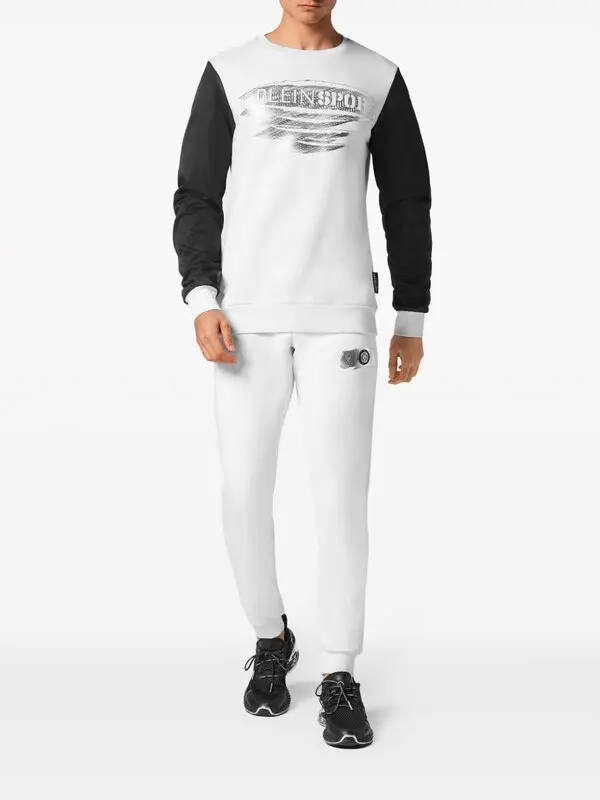 PLEIN SPORT Panelled Logo Sweatshirt