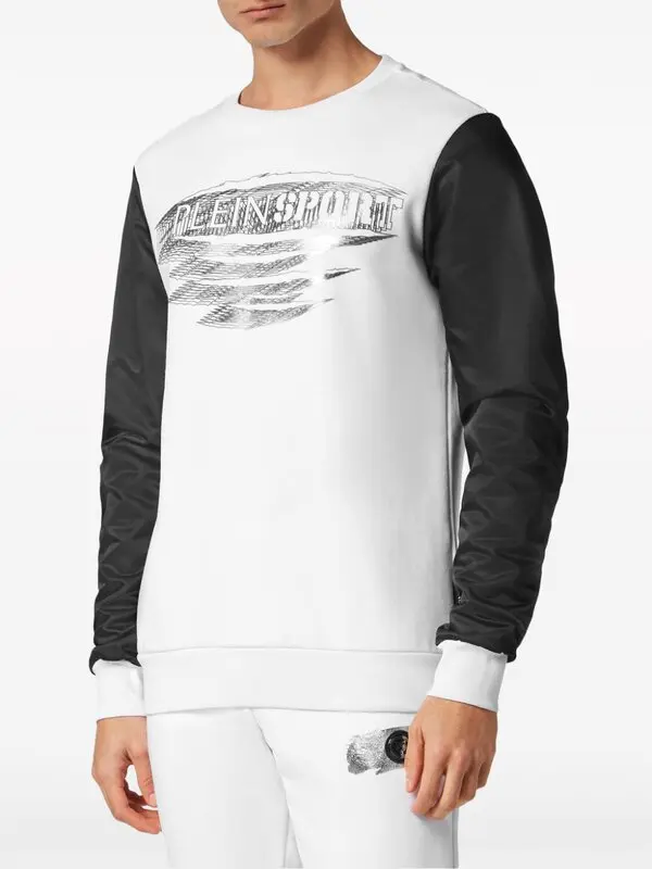 PLEIN SPORT Panelled Logo Sweatshirt