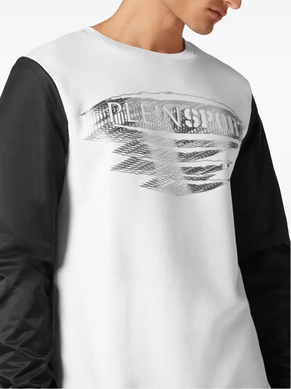 PLEIN SPORT Panelled Logo Sweatshirt