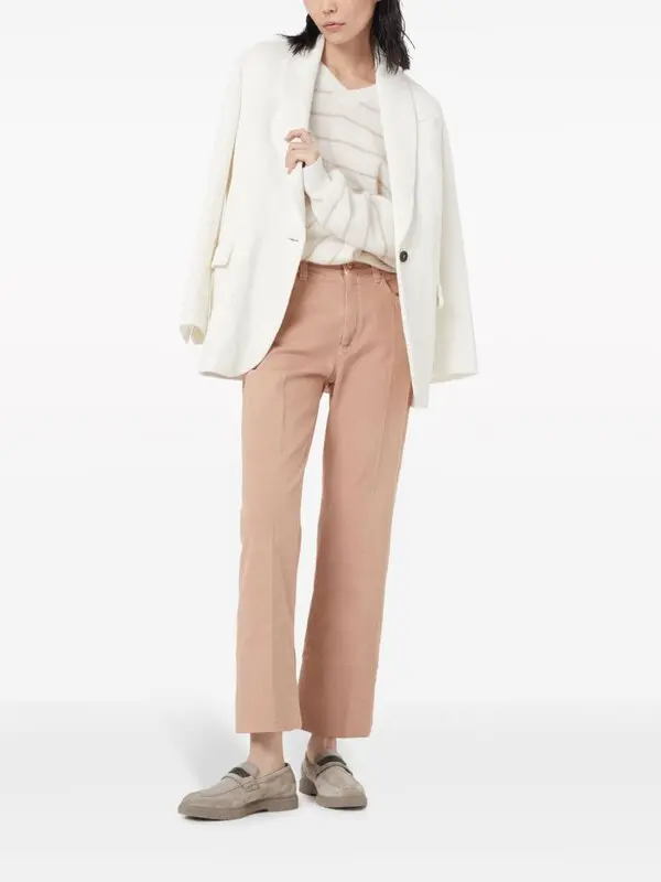 Brunello Cucinelli Garment-dyed Straight-leg Jeans