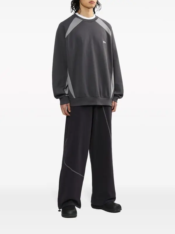 FIVE CM Contrast-stitching Cotton Track Pants