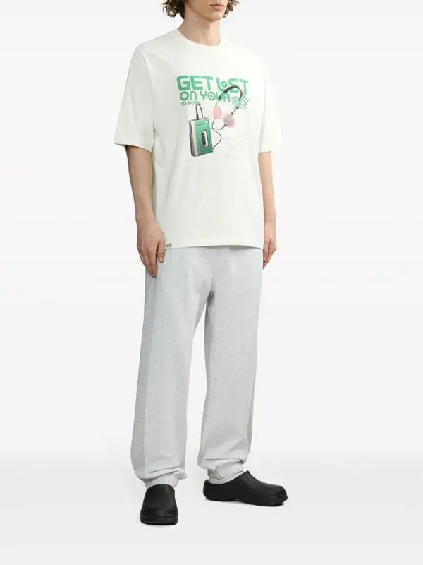 FIVE CM Two-tone Cotton-blend Track Pants