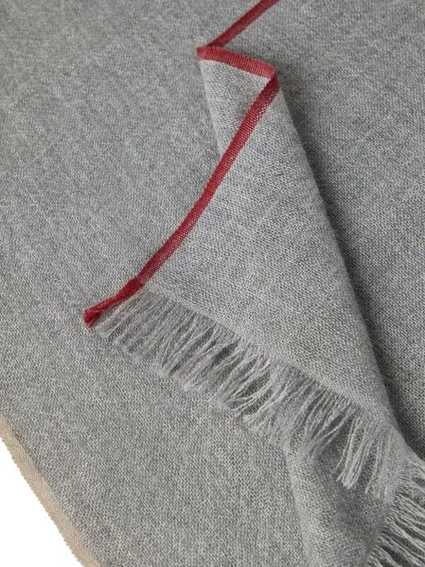 Brunello Cucinelli Fringed Cashmere-silk Scarf