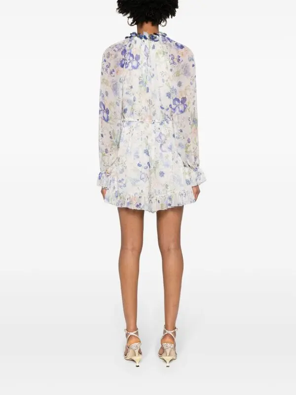 Zimmermann Natura Flutter Chiffon Playsuit