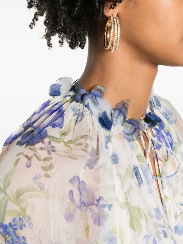 Zimmermann Natura Flutter Chiffon Playsuit
