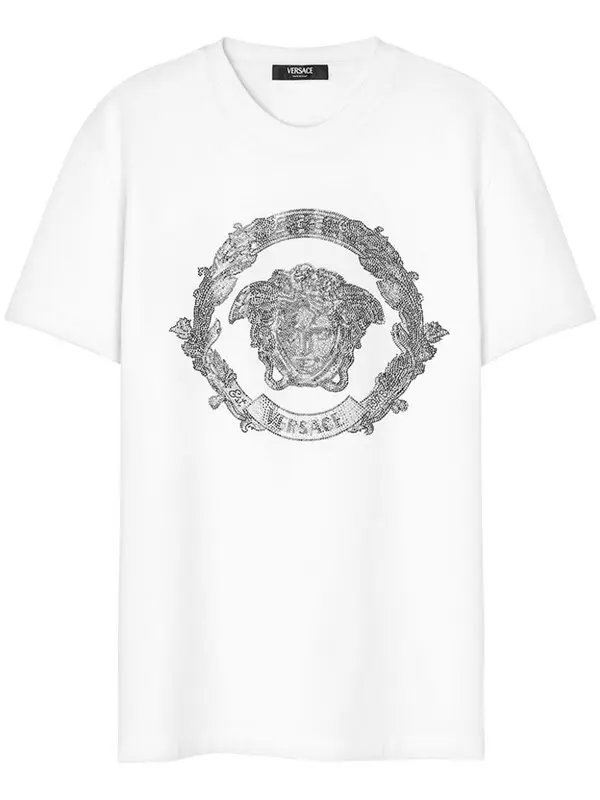Versace Medusa Head Cotton T-shirt - White