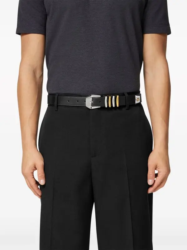 Versace Medusa-motif Leather Belt