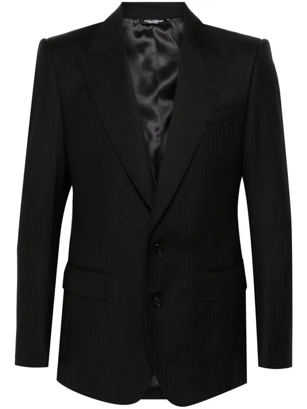 Dolce & Gabbana Single-breasted Wool Blazer