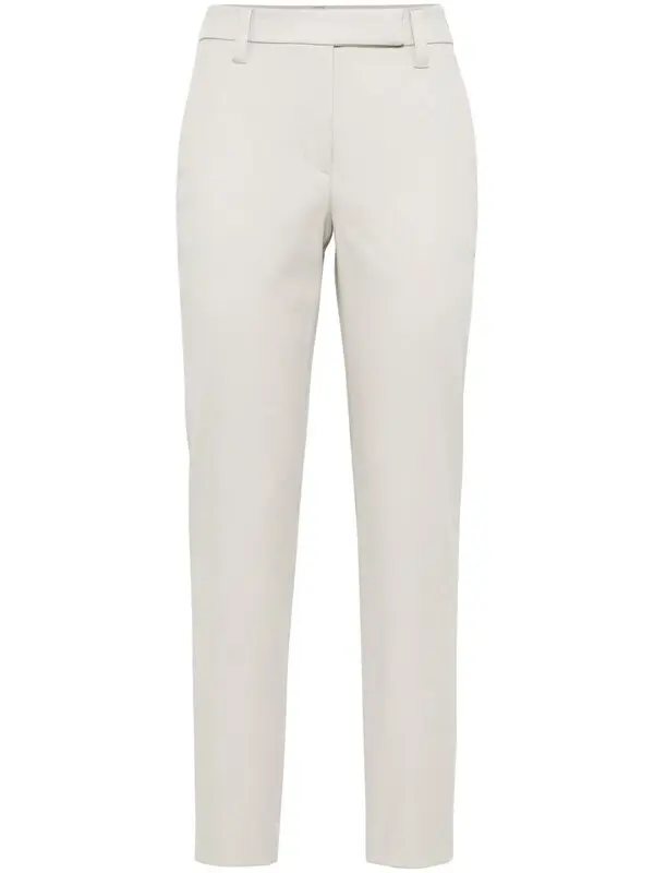 Brunello Cucinelli Mid-rise Skinny Trousers