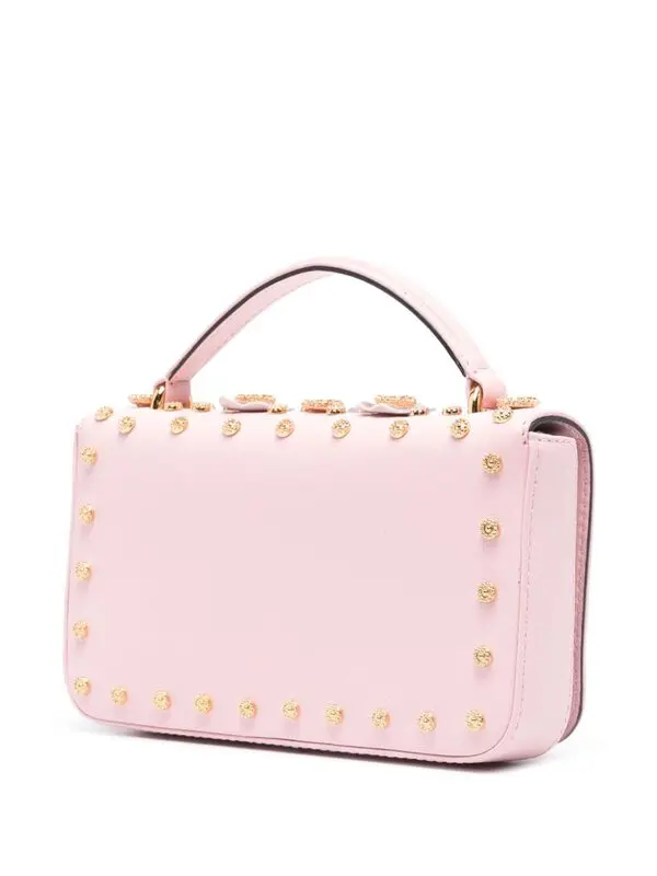 Moschino Floral Stud-detailing Shoulder Bag
