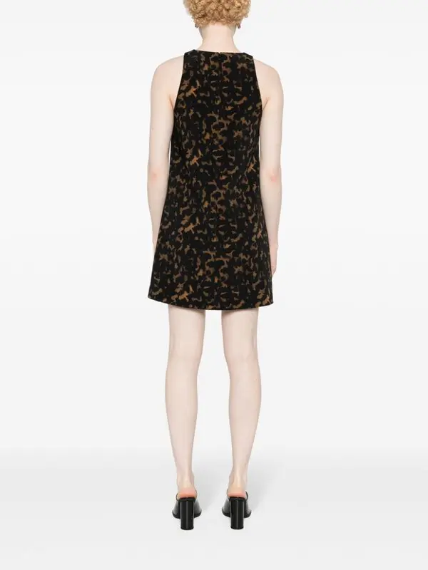 Theory Tortoiseshell Print Shift Dress