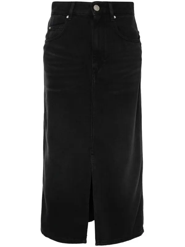 Isabel Marant Étoile Tilauria Denim Midi Skirt - Black