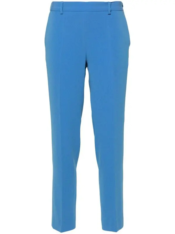 Alberto Biani Tapered Tailored Trousers - Blue