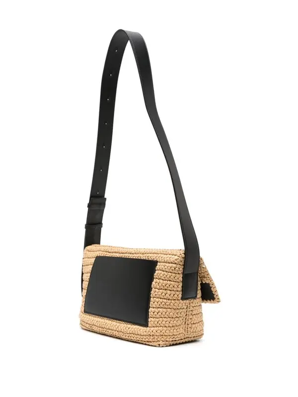 JIL SANDER Crochet Utility Crossbody Bag