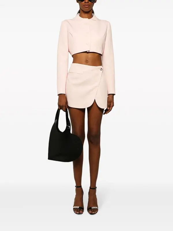 Coperni Tailored Wrap Miniskirt - Pink