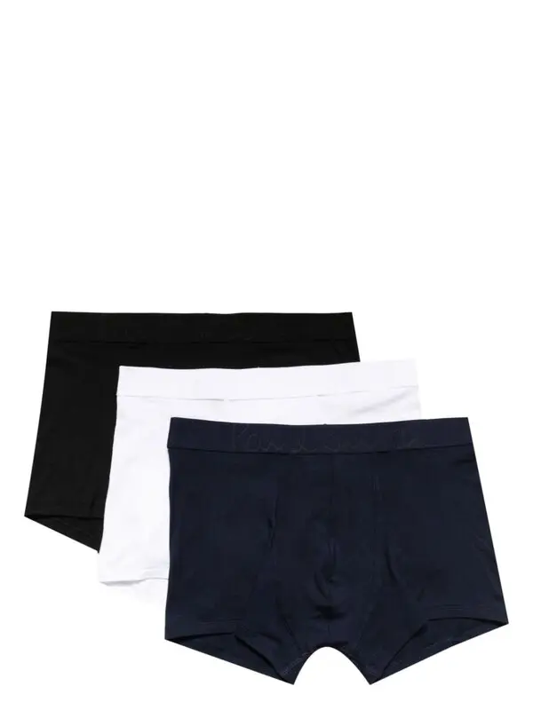Paul Smith Logo-waistband Briefs - White
