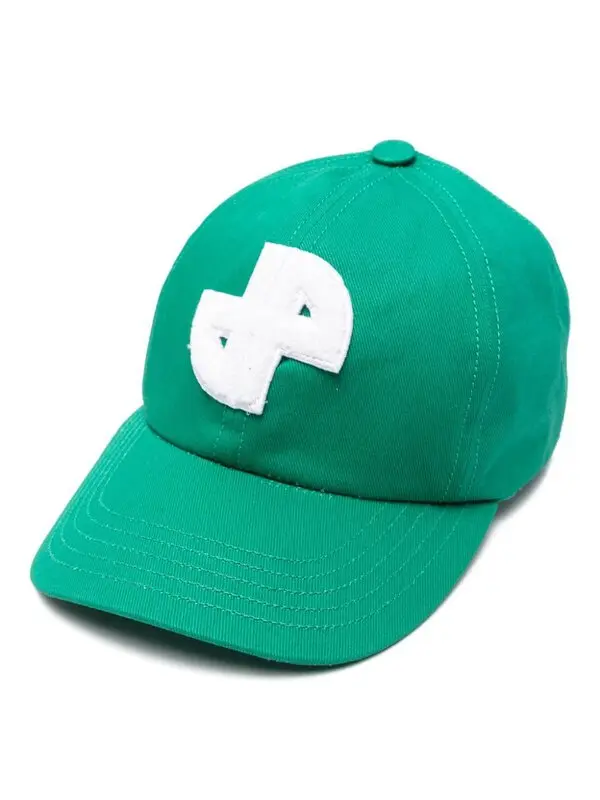 PATOU Cotton Baseball Cap - Green
