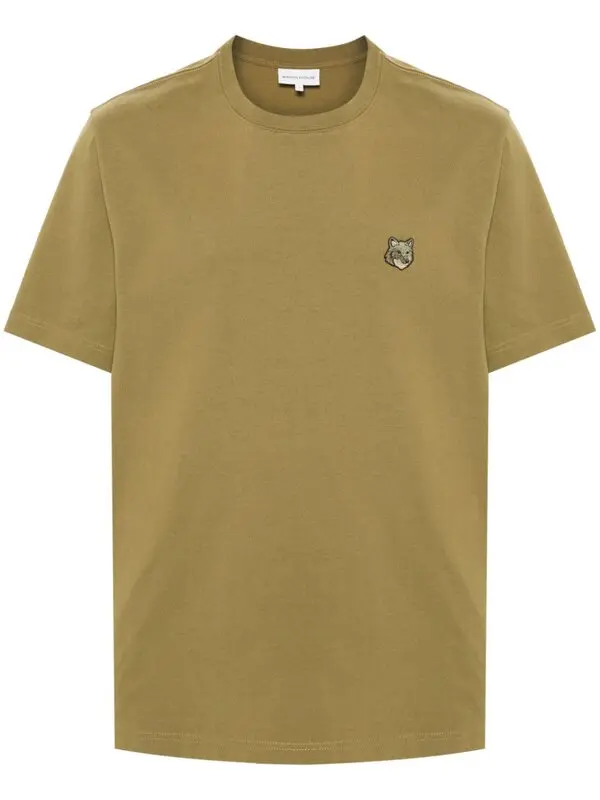 Maison Kitsuné Bold Fox Head Cotton T-shirt - Green