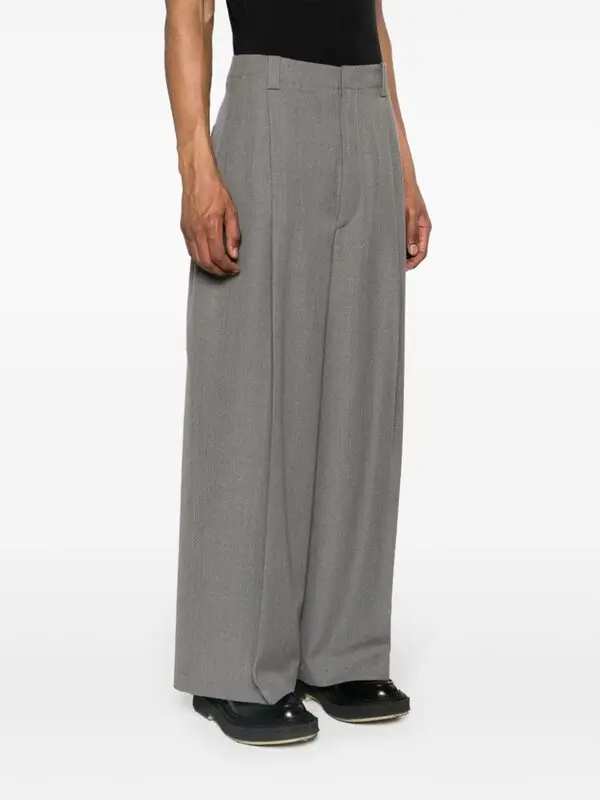 【極美品】Jacquemus Le Pantalon Salti ワイドパンツ Jacquemus Le Pantalon Salti Wide-Leg Trousers In Grey - 50% Off
