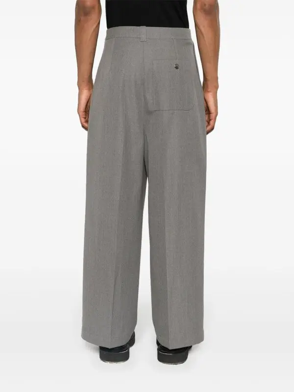 【極美品】Jacquemus Le Pantalon Salti ワイドパンツ Jacquemus Le Pantalon Salti Wide-Leg Trousers In Grey - 50% Off
