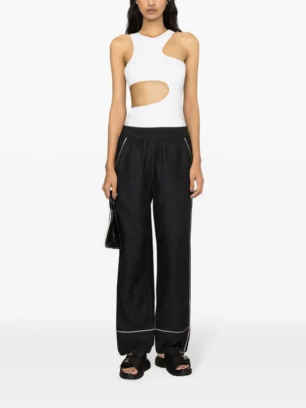 Off-White Logo-jacquard Trousers