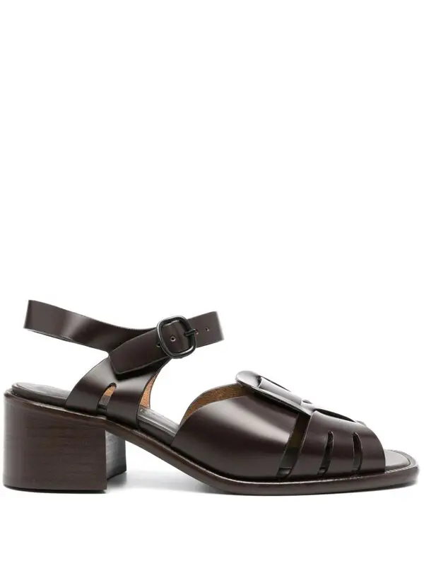 Hereu Ancora Leather Sandals - Brown