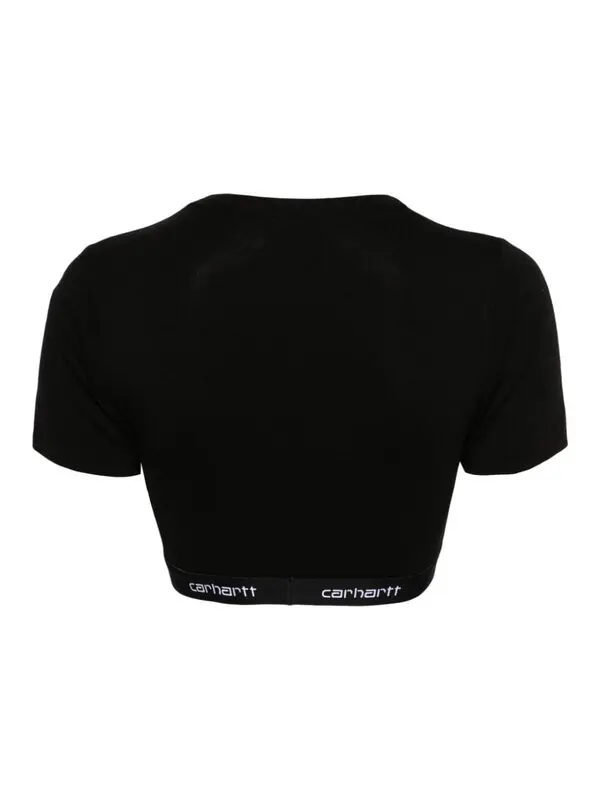 Carhartt Work In Progress Script Logo-underband Cropped T-shirt