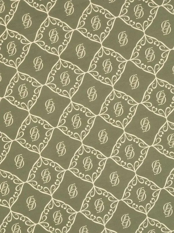 Drole De Monsieur Monogram-jacquard Cotton Scarf