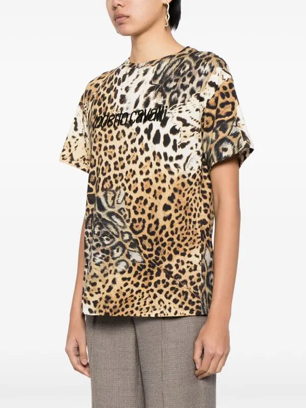 Roberto Cavalli Leopard-print T-shirt