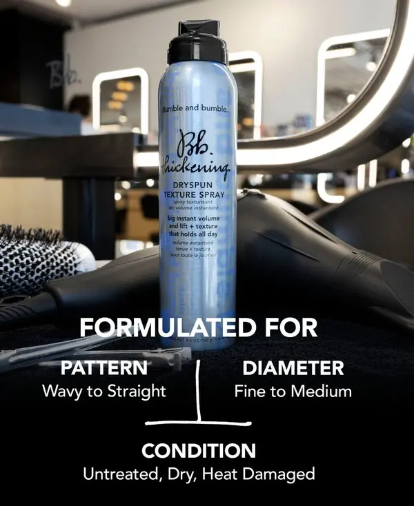 BUMBLE AND BUMBLE Thickening Dryspun Texture Spray - No Color