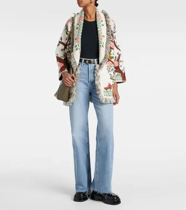 RE/DONE High-rise Wide-leg Jeans - Blue