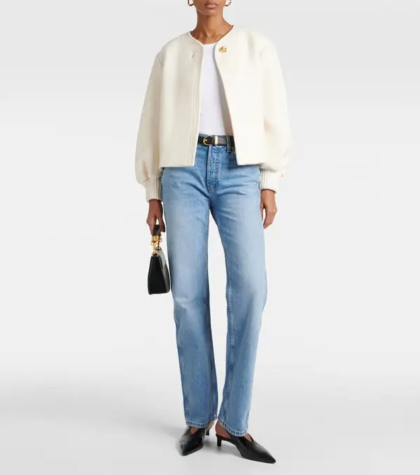 RE/DONE High-rise Straight-leg Jeans